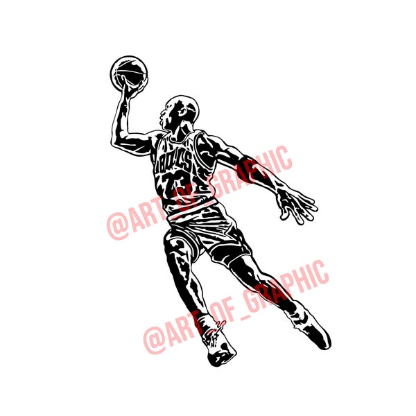 Michael Jordan Svg - Etsy