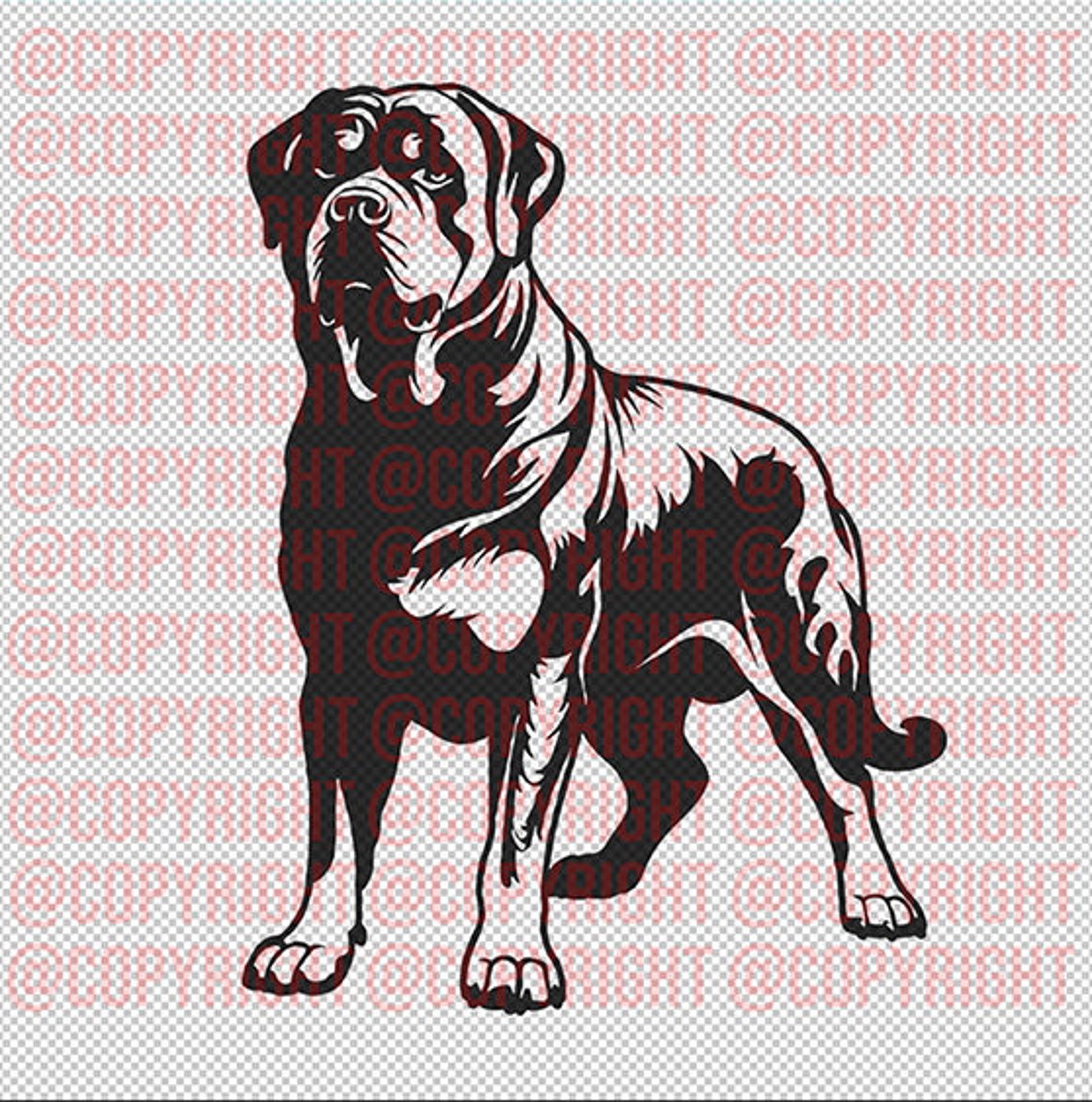 Rottweiler 3 Vector Design Bundle .SVG .PNG 4k - Etsy