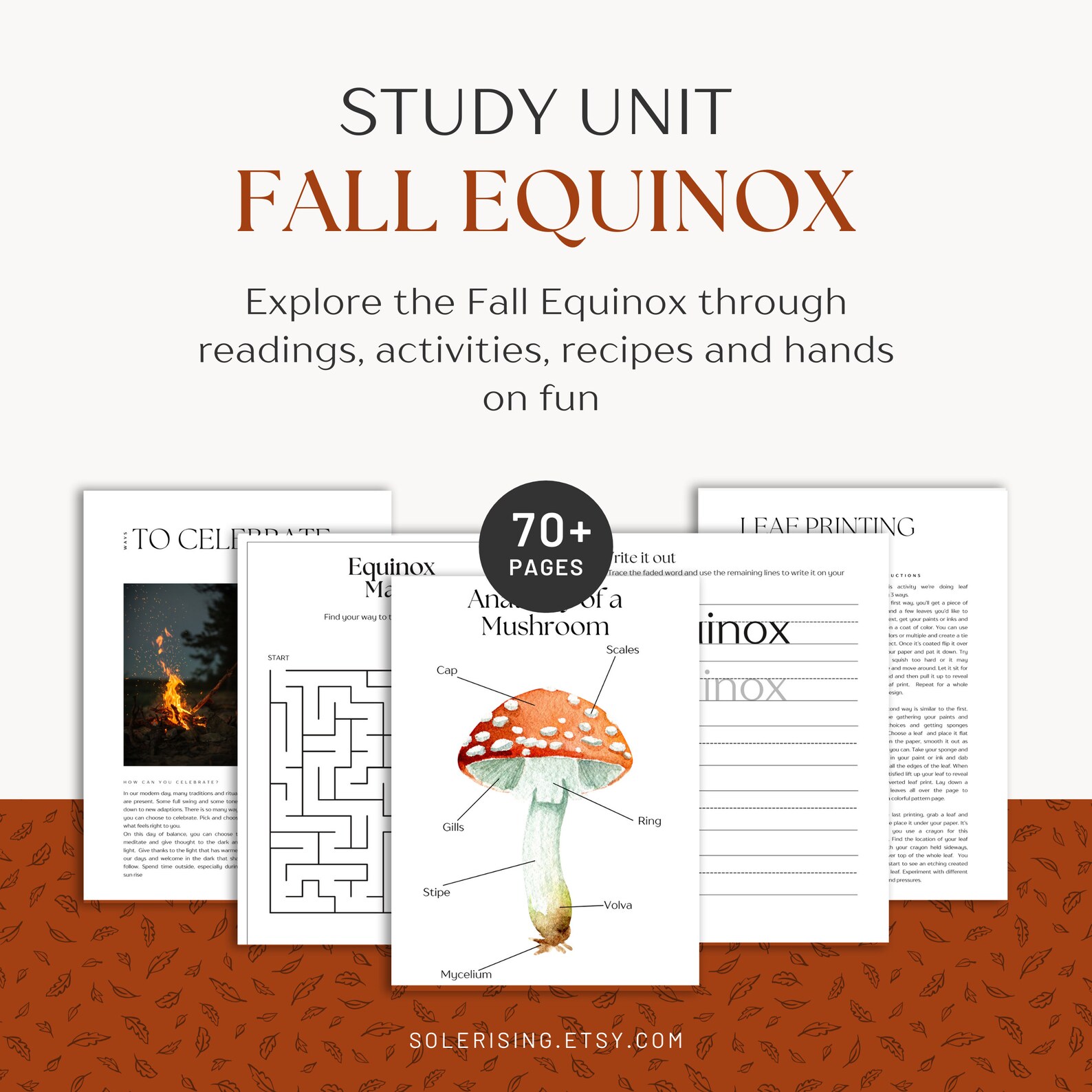 Fall Equinox Unit Study | Homeschool Curriculum, Mabon Activities ...