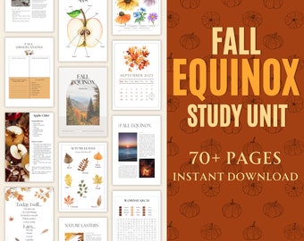 STEM Autumn Equinox Printable Paper Chromatography Home - Etsy