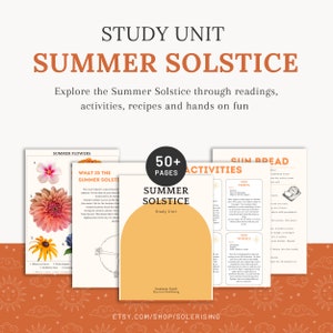 Summer Solstice Unit Study | Homeschool Curriculum, Litha Activities ...