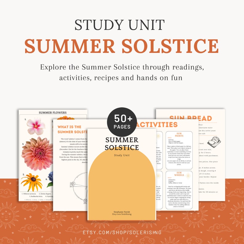 Summer Solstice Unit Study | Homeschool Curriculum, Litha Activities ...