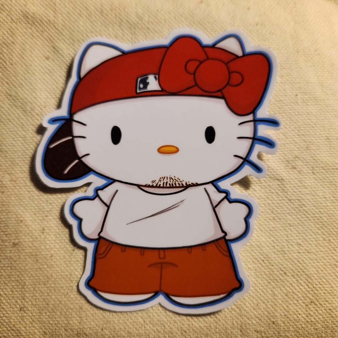Kitty X Fred Durst Limp Bizkit Inspired Sticker - Etsy