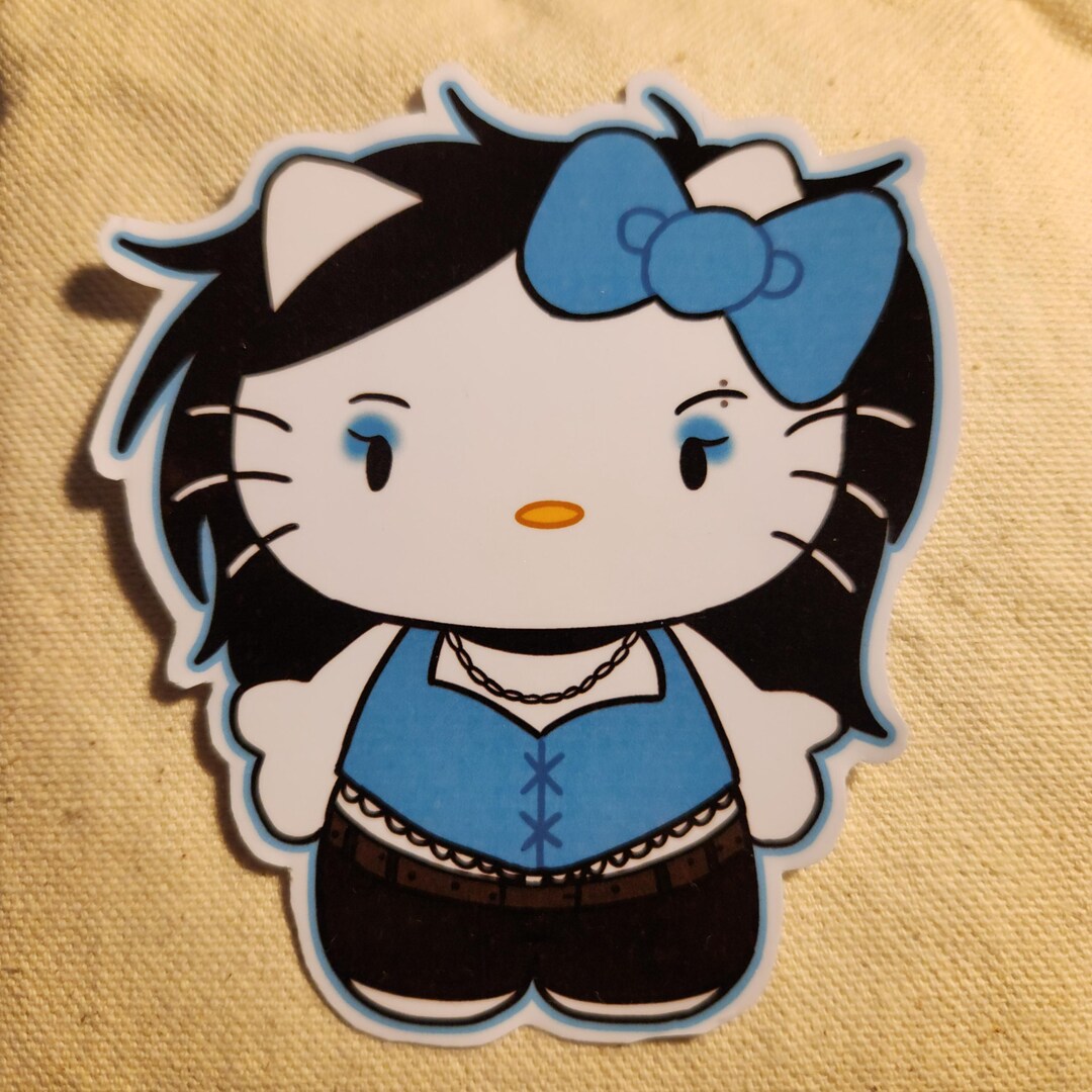 Kitty X Amy Lee Inspired Sticker - Etsy