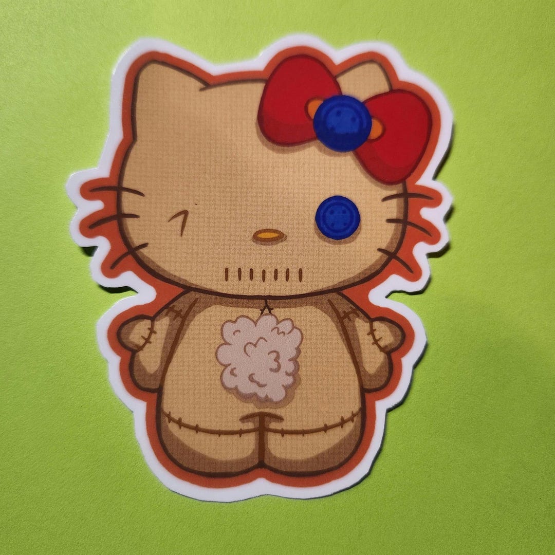 Kitty X Korn Issues Doll Inspired Sticker - Etsy