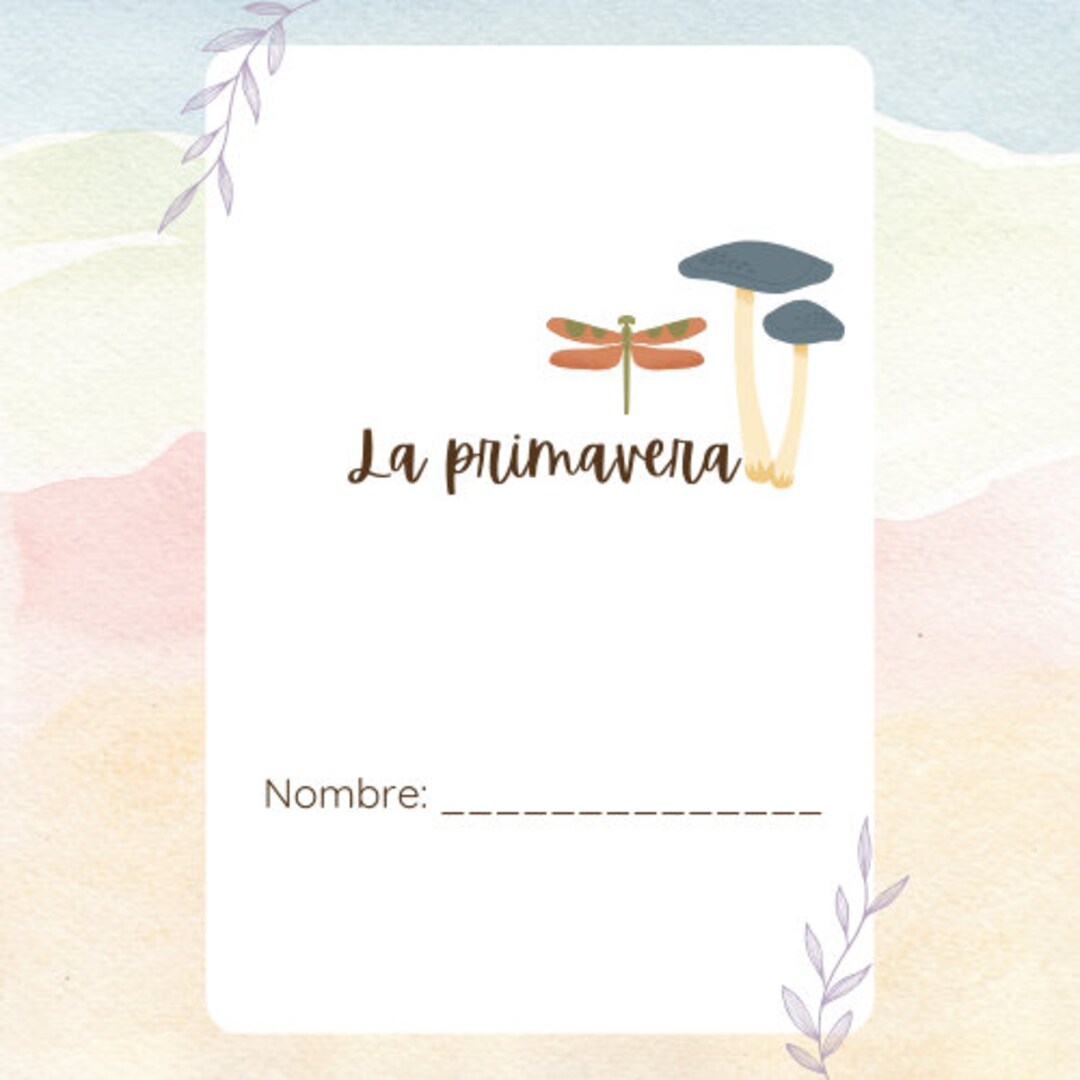 SPANISH Spring Unit Study, La Primavera, Paquete Para Niños, Homeschool ...