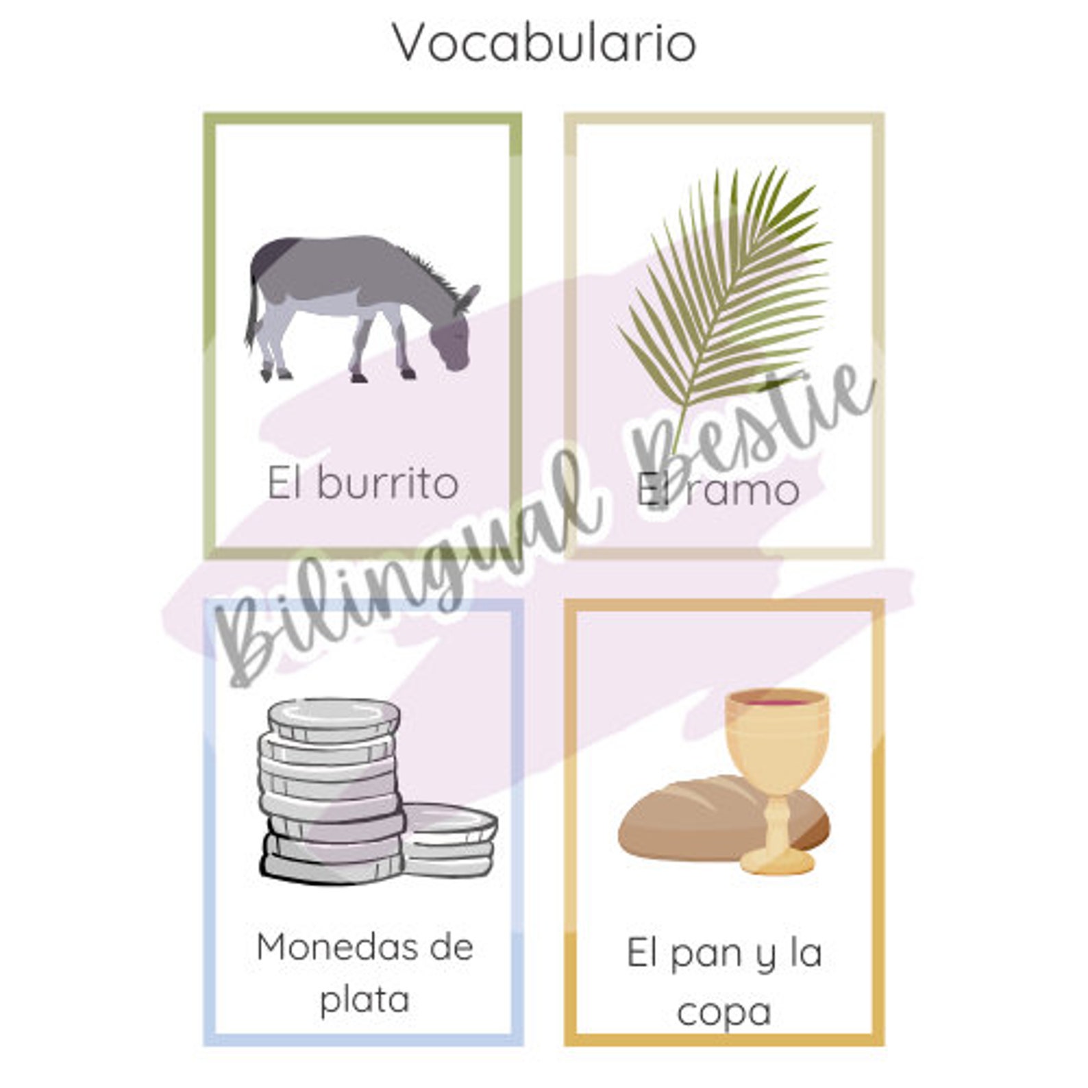 SPANISH Easter Packet, Feliz Dia De Resurreccion, Pascua, Christian ...