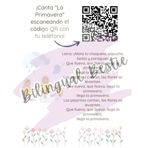 SPANISH Spring Unit Study, La Primavera, Paquete Para Niños, Homeschool ...