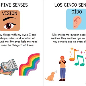 BILINGUAL Body Parts/partes Del Cuerpo, Mi Cuerpo BILINGUAL Interactive ...