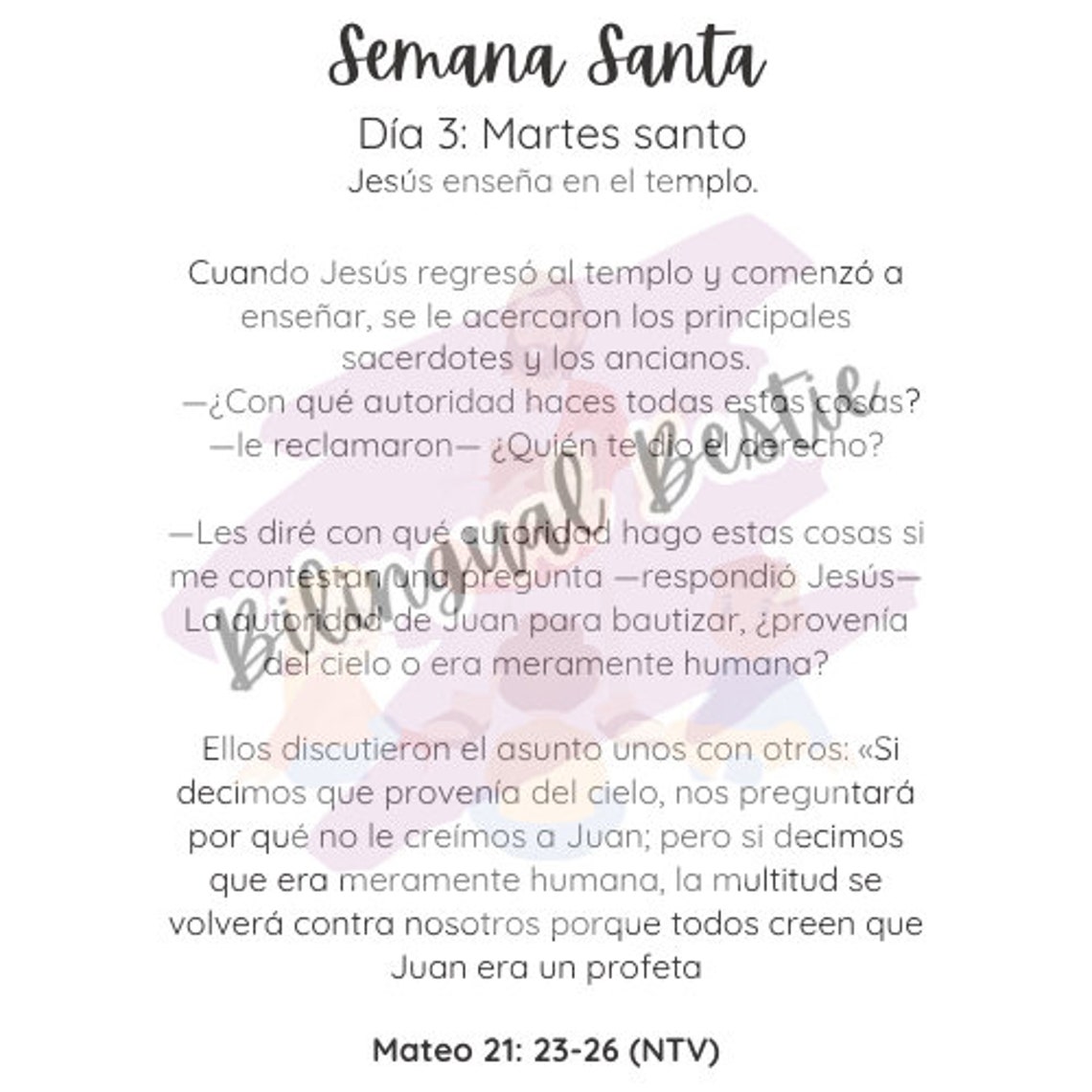 SPANISH Easter Packet, Feliz Dia De Resurreccion, Pascua, Christian ...