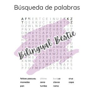 SPANISH Easter Packet, Feliz Dia De Resurreccion, Pascua, Christian ...