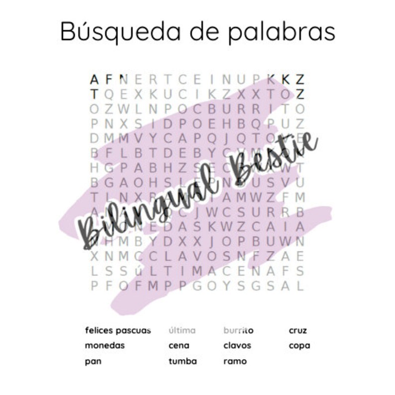 SPANISH Easter Packet, Feliz Dia De Resurreccion, Pascua, Christian ...