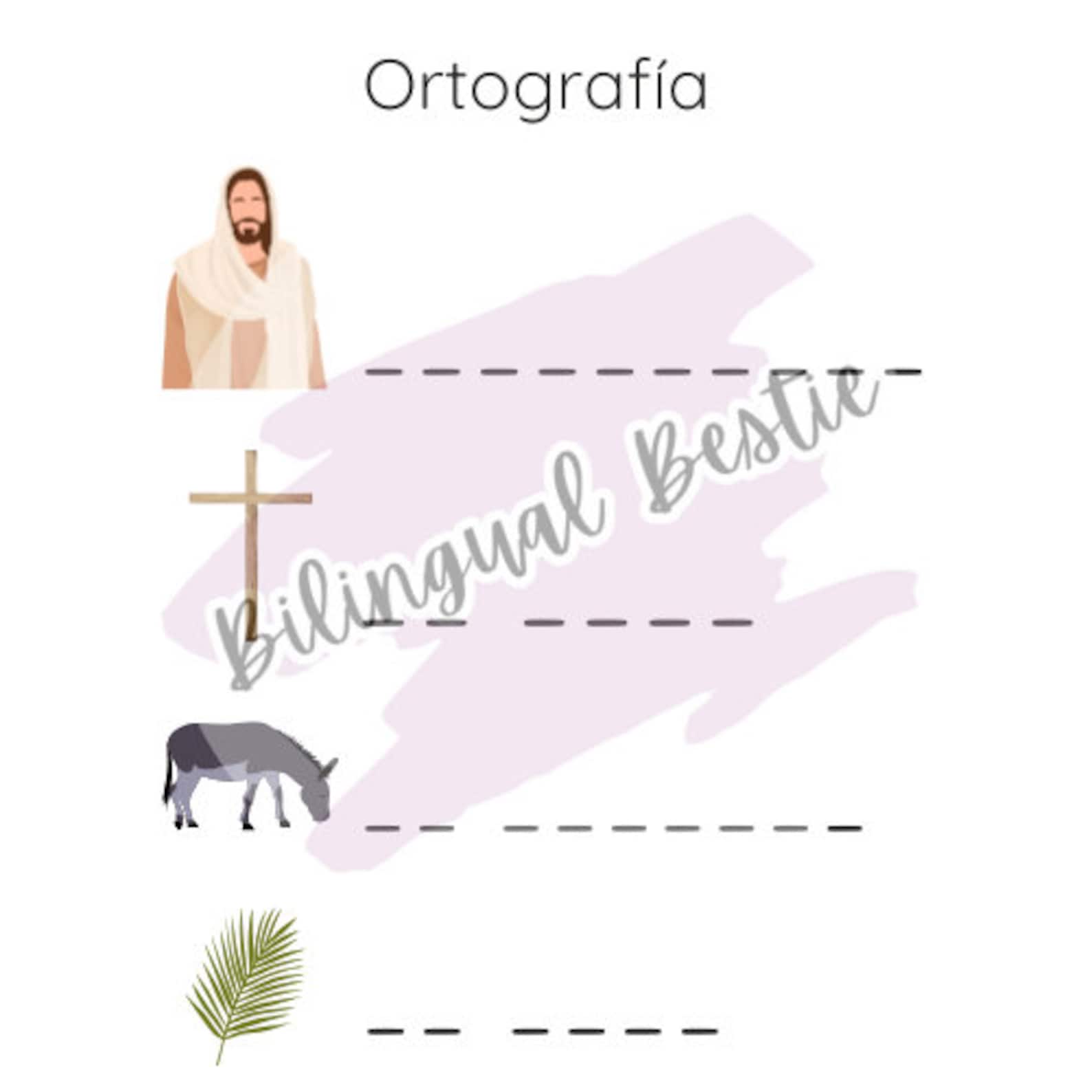 SPANISH Easter Packet, Feliz Dia De Resurreccion, Pascua, Christian ...