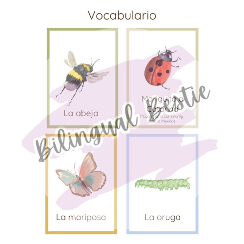 SPANISH Spring Unit Study, La Primavera, Paquete Para Niños, Homeschool ...