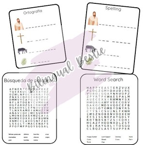 BILINGUAL Easter Packet, Feliz Dia De Resurreccion, Pascua, Christian ...