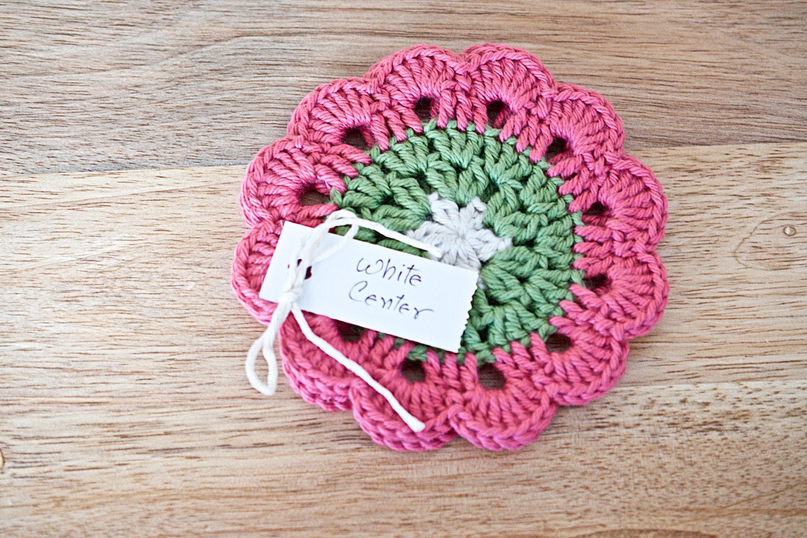 Cotton Crochet Coaster Doily Set, Round Doily, Handcrafted Coasters ...