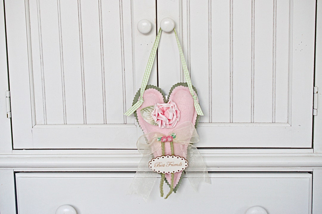 Heart Door Knob Pillow, Best Friends Pillow Decor, Vintage 2000's - Etsy