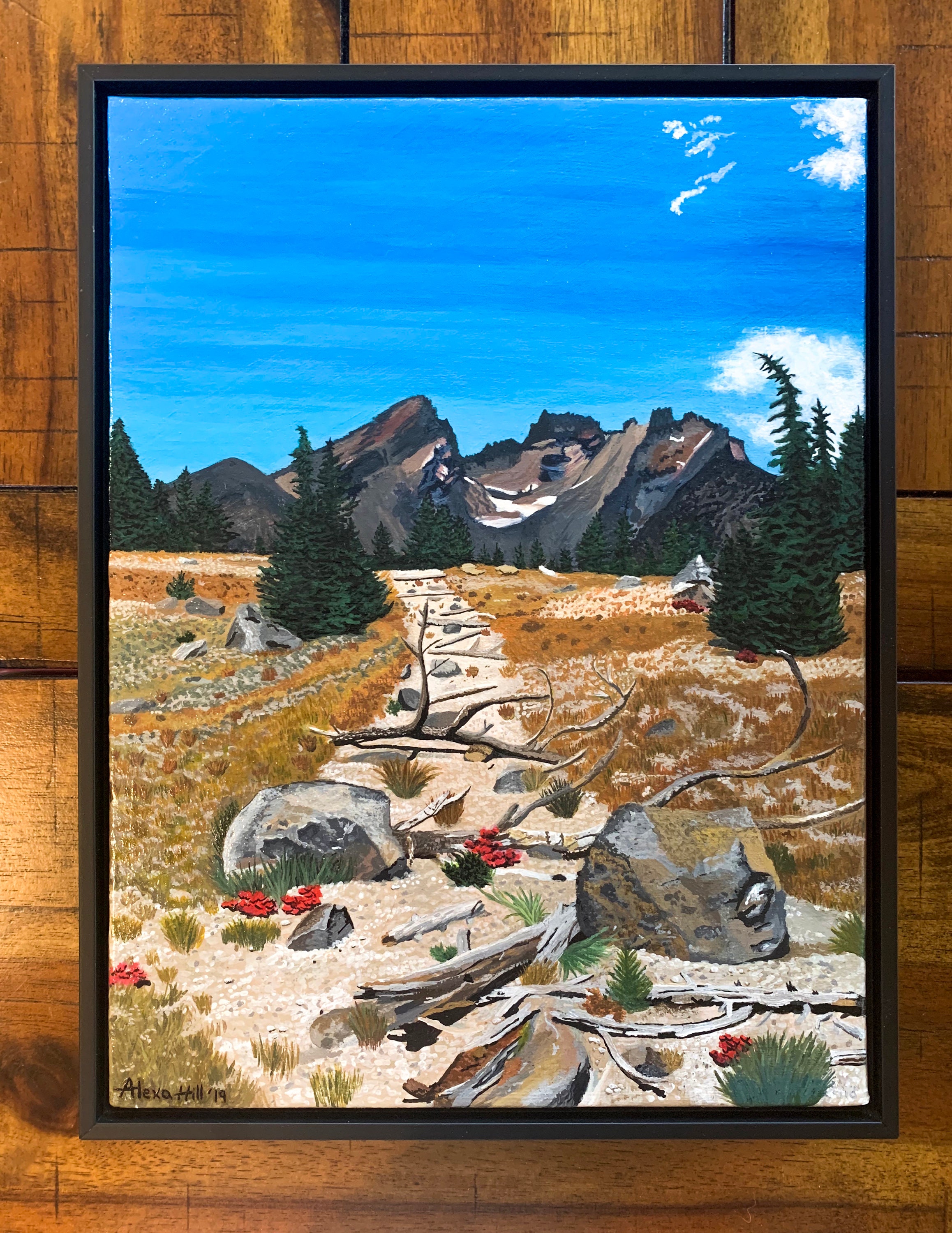 Original Painting - Broken Top Trailhead - Etsy