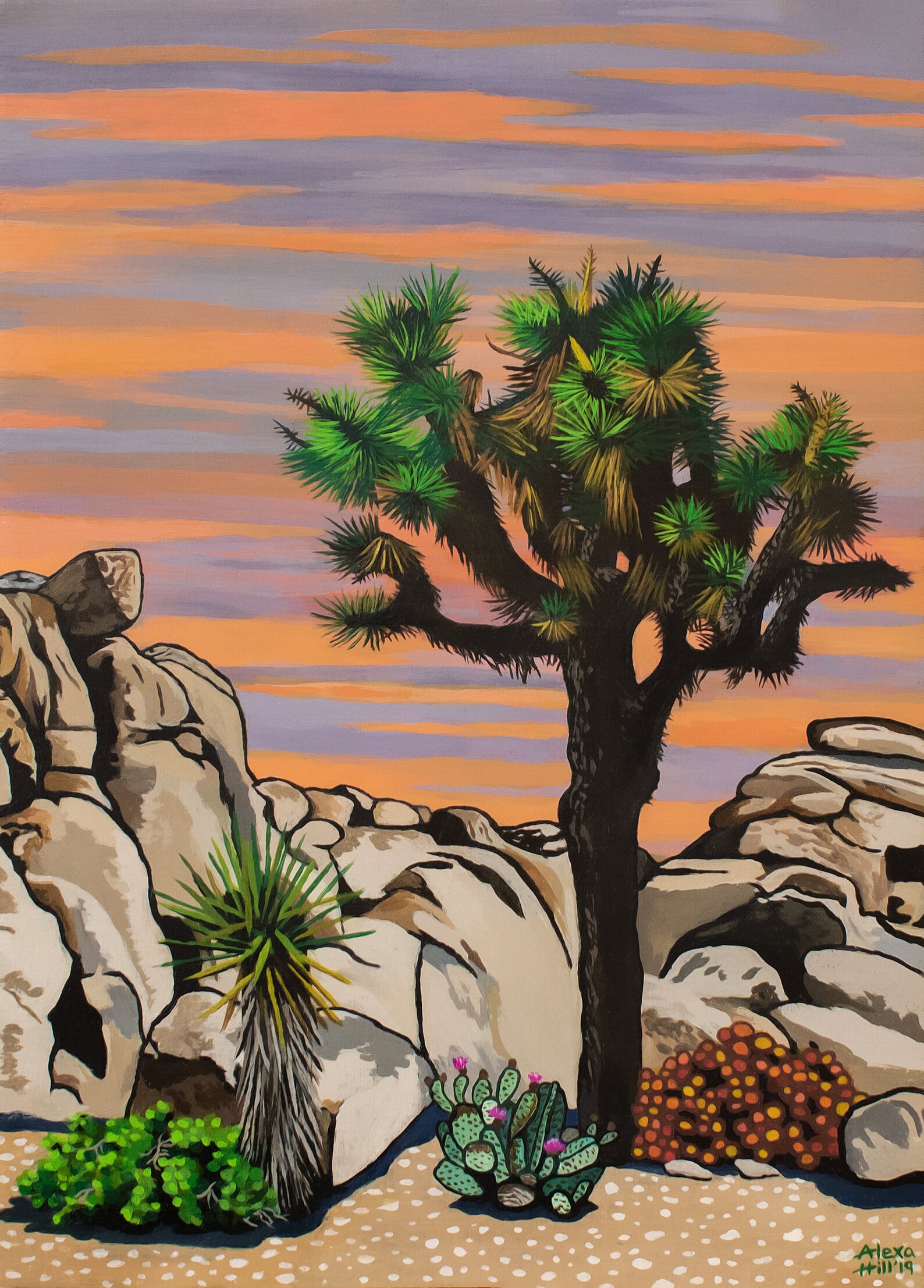Giclée Print Joshua Tree Sunset - Etsy