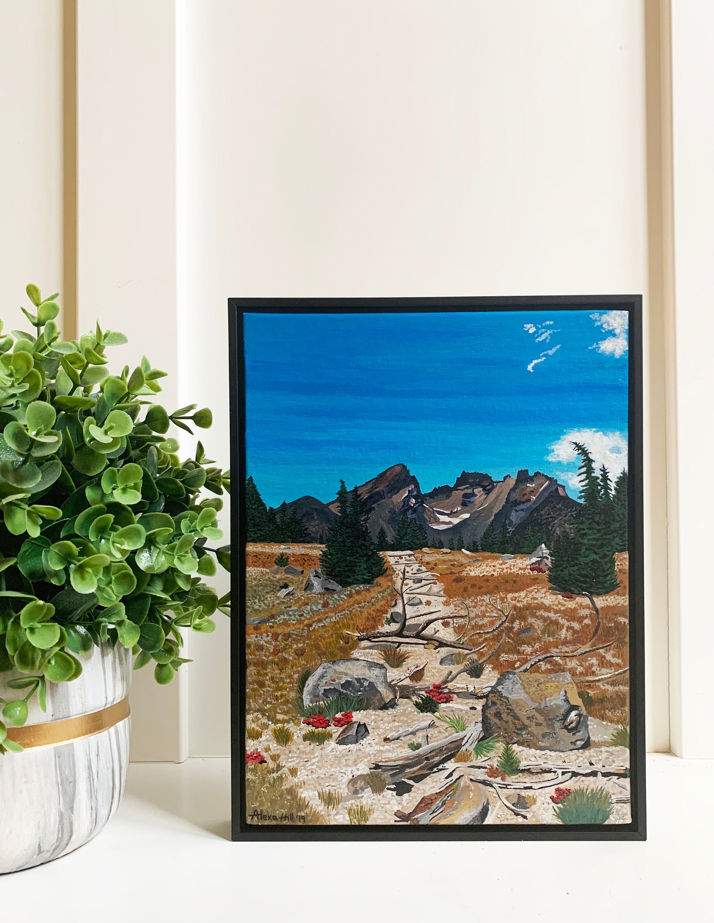 Original Painting - Broken Top Trailhead - Etsy