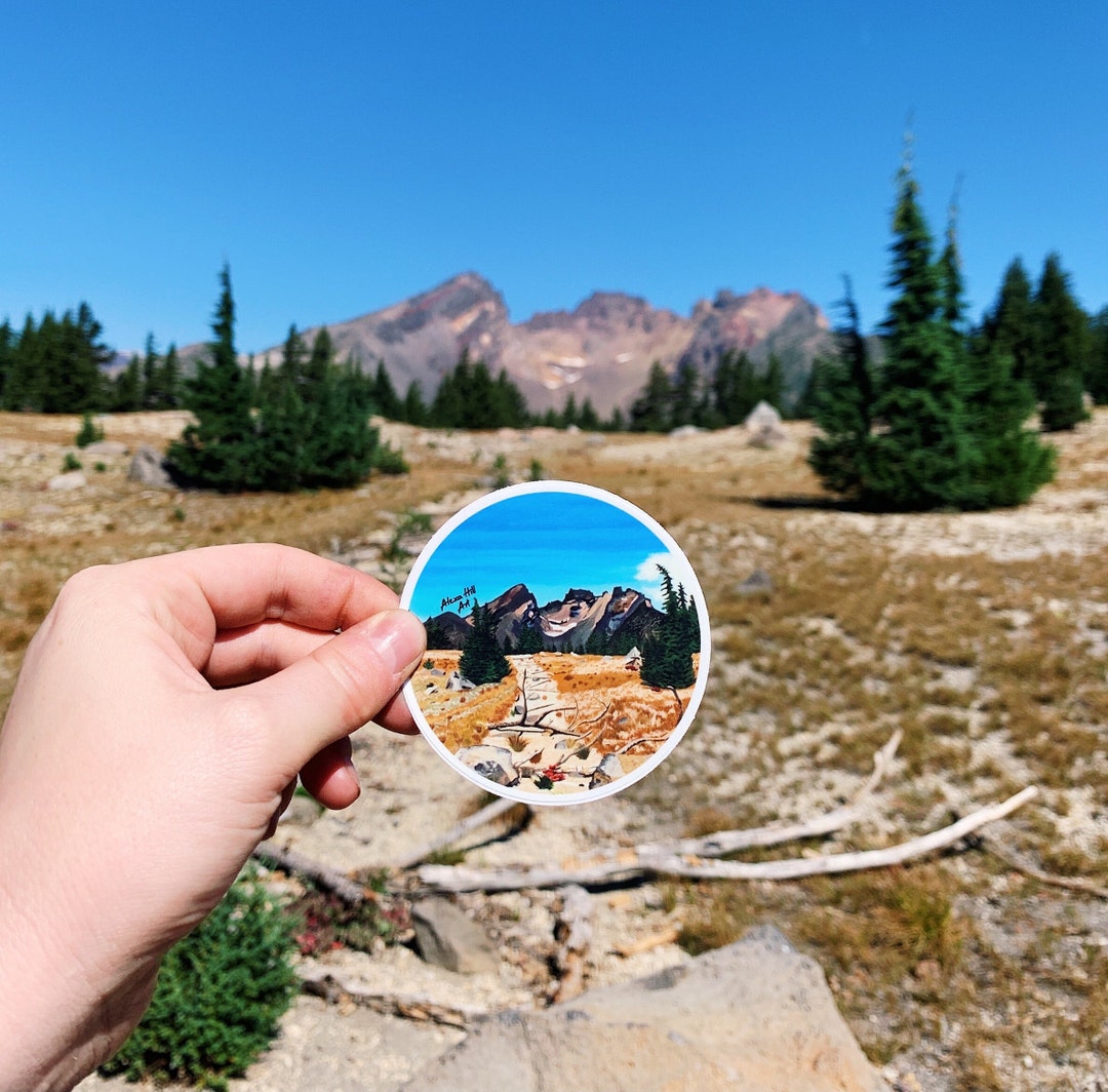 Sticker - Broken Top Trailhead (3") - Etsy