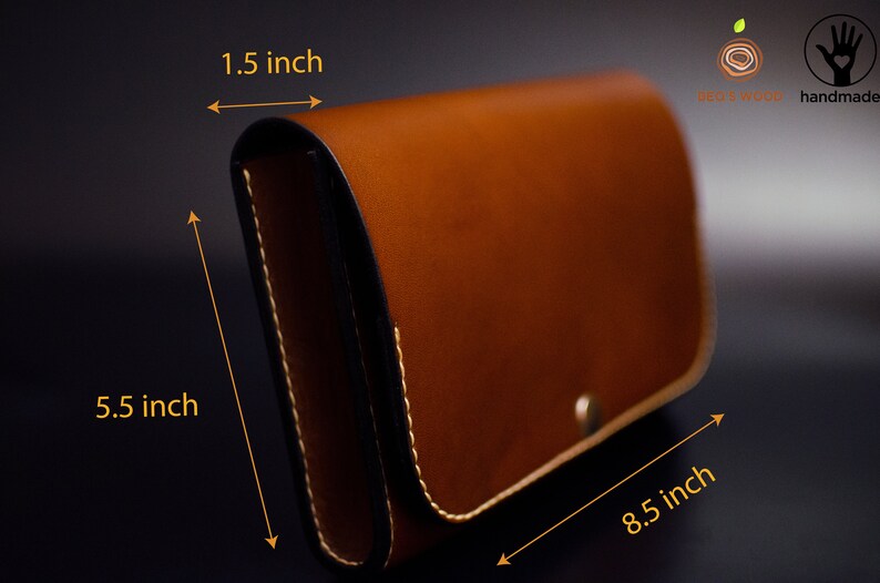 Handmade Leather Clutch PDF - Etsy