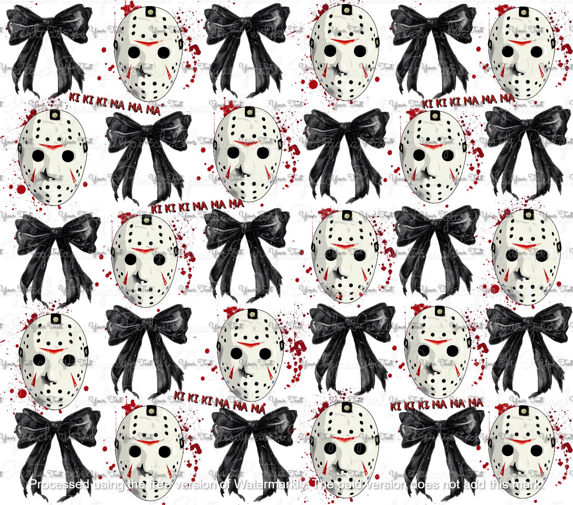 Halloween, Horror, Scary, Horror Characters Bows 20oz Skinny Straight ...