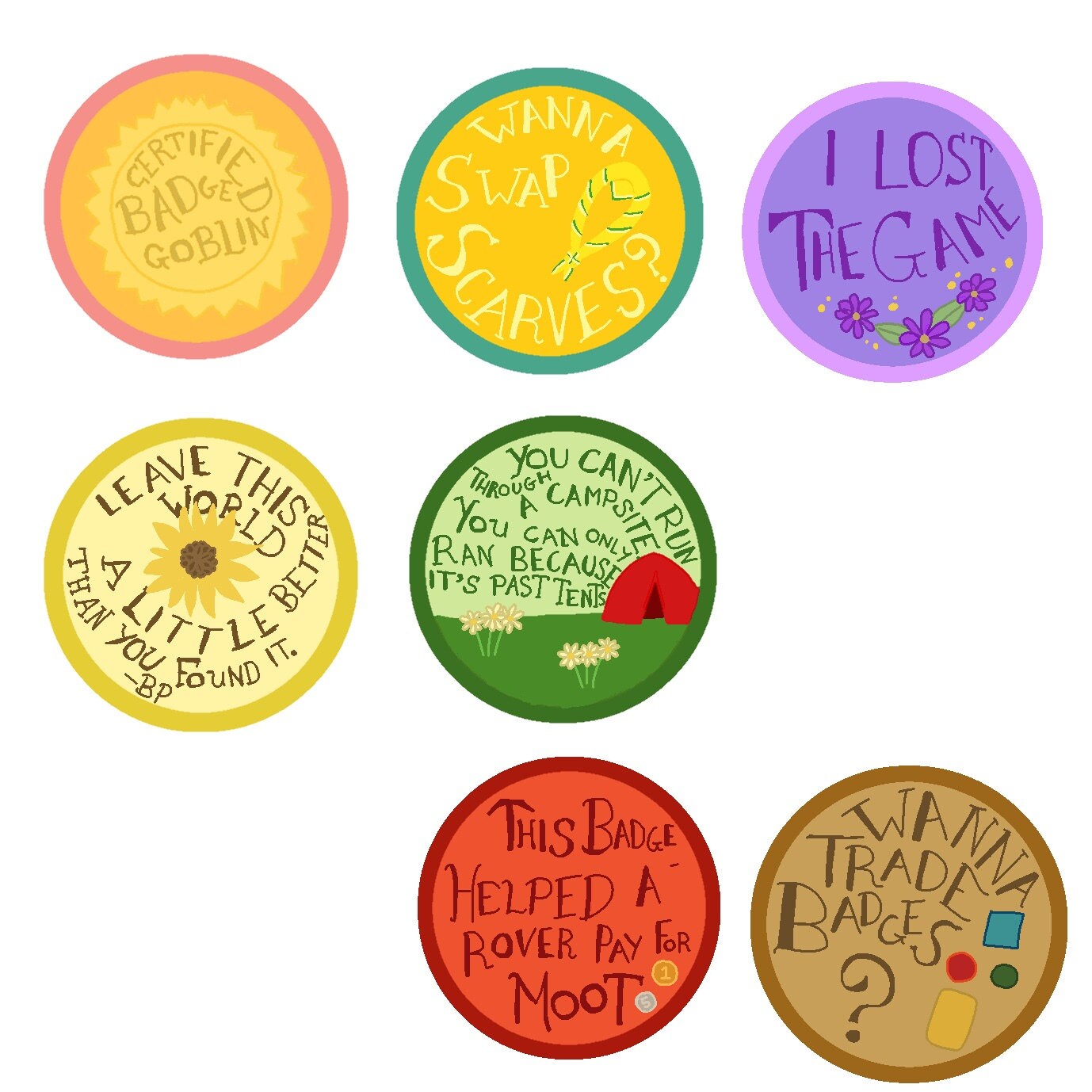 PREORDER the Full Badge Collection - Etsy Australia