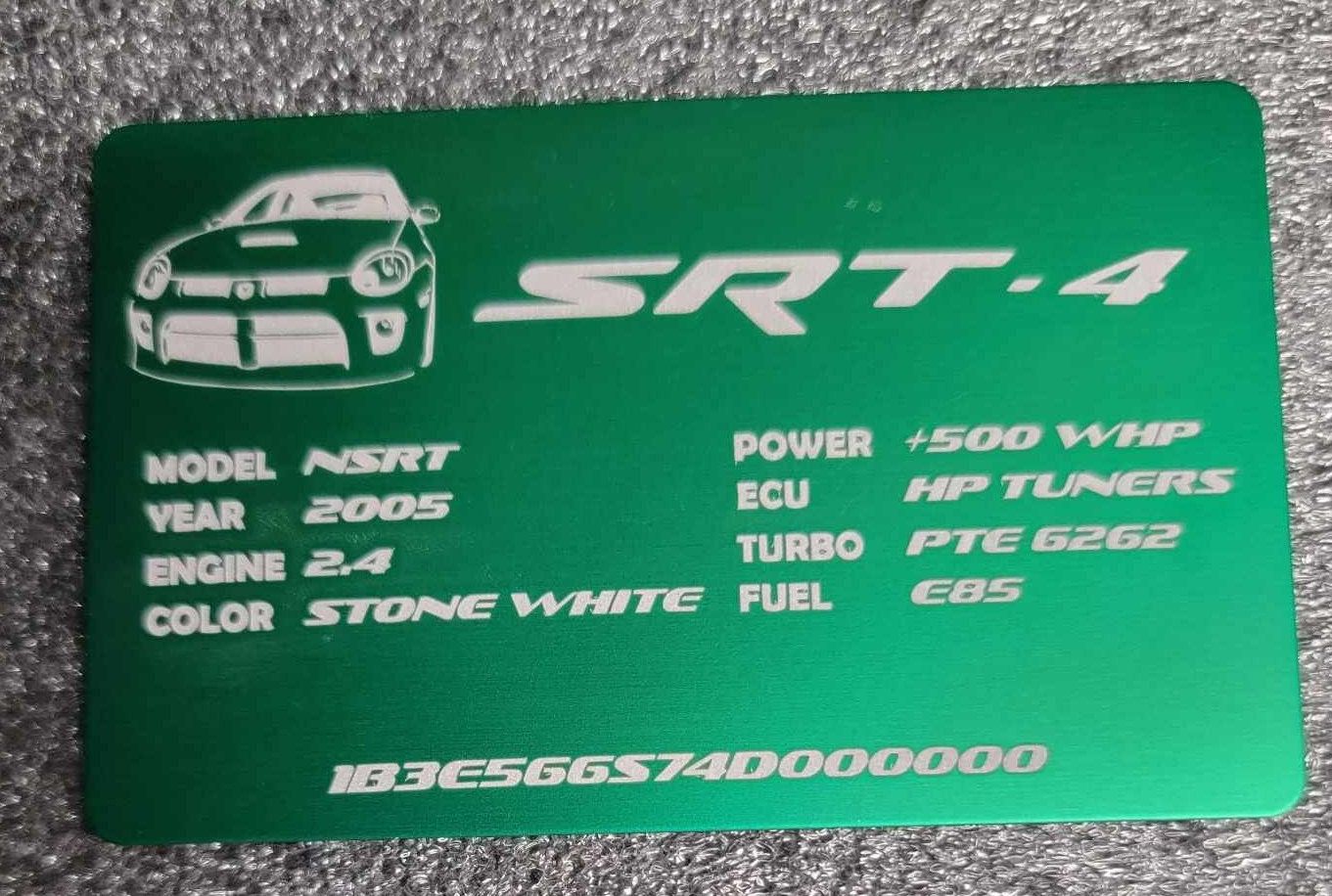 SRT4 Neon Build Badge - Etsy
