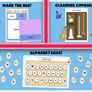 Toddler Busy Book Printable Busy Book Toddler Binder Pages - Etsy