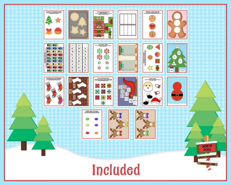 Christmas Busy Book, Quiet Book, Binder Pages, Christmas Kids ...