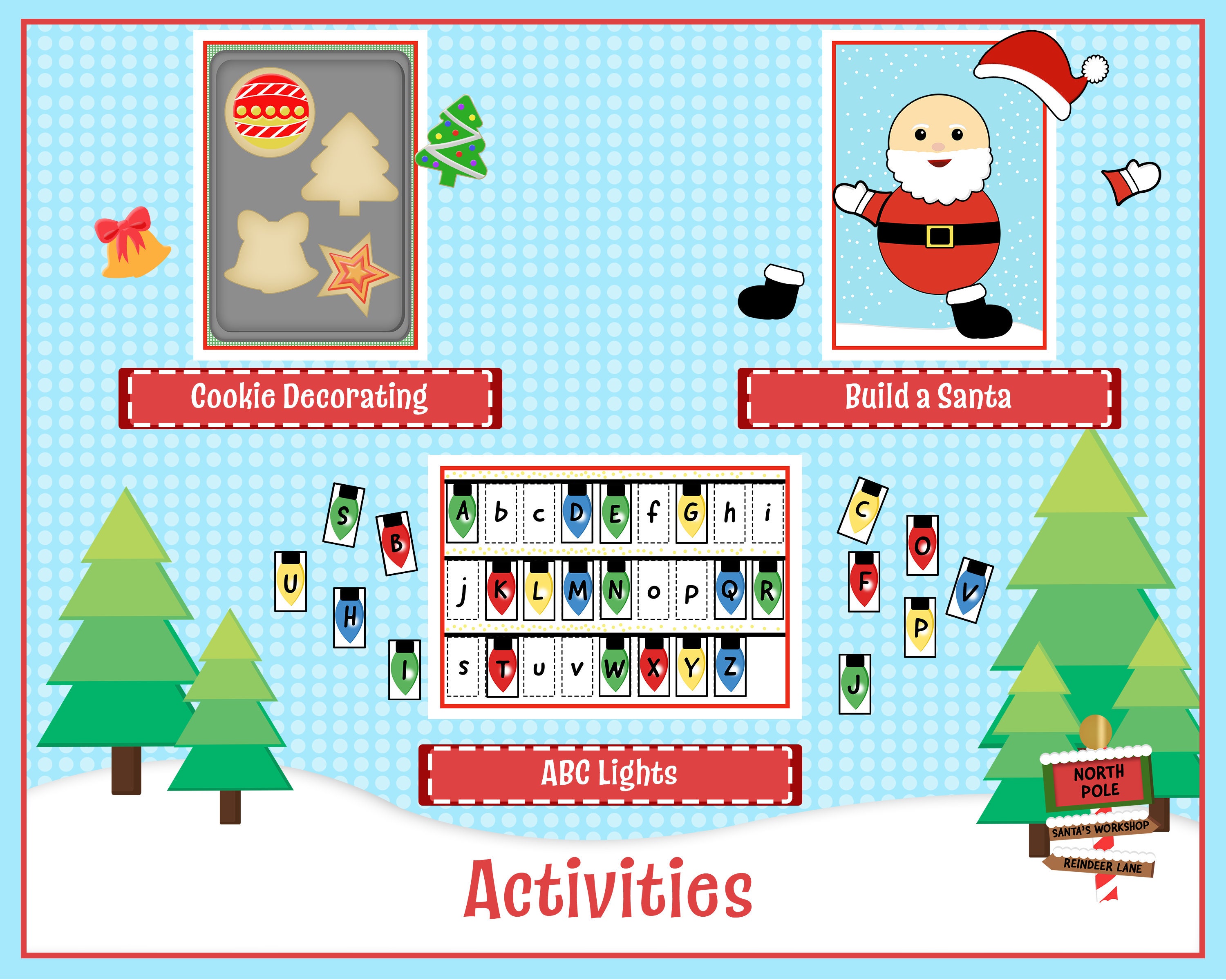 Christmas Busy Book, Quiet Book, Binder Pages, Christmas Kids ...