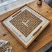 Wooden Word Game Board: Rustic Rotating Scrabble - Etsy