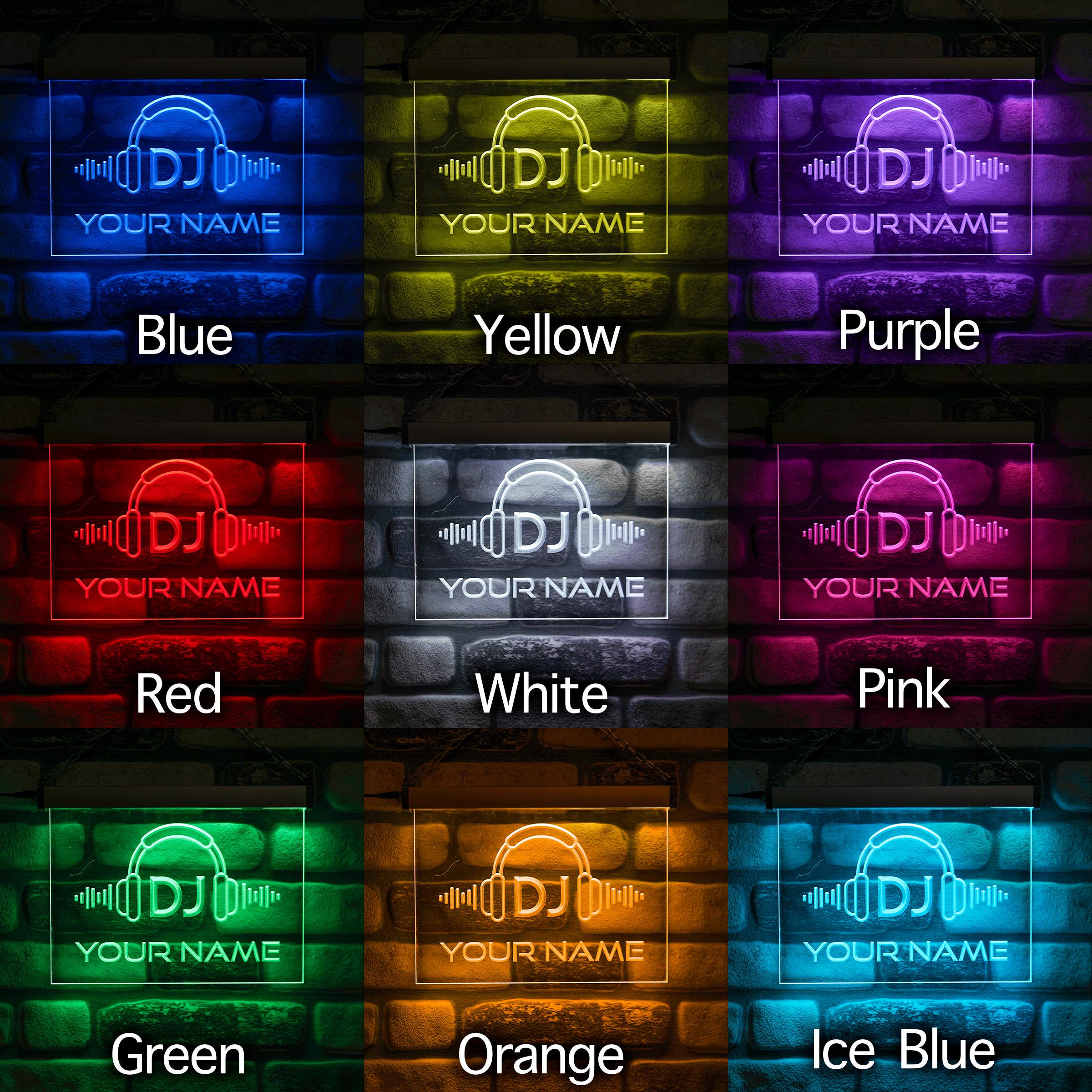 Custom Dj Sign Led Neon Sign, Your Logo, Your Name - Etsy