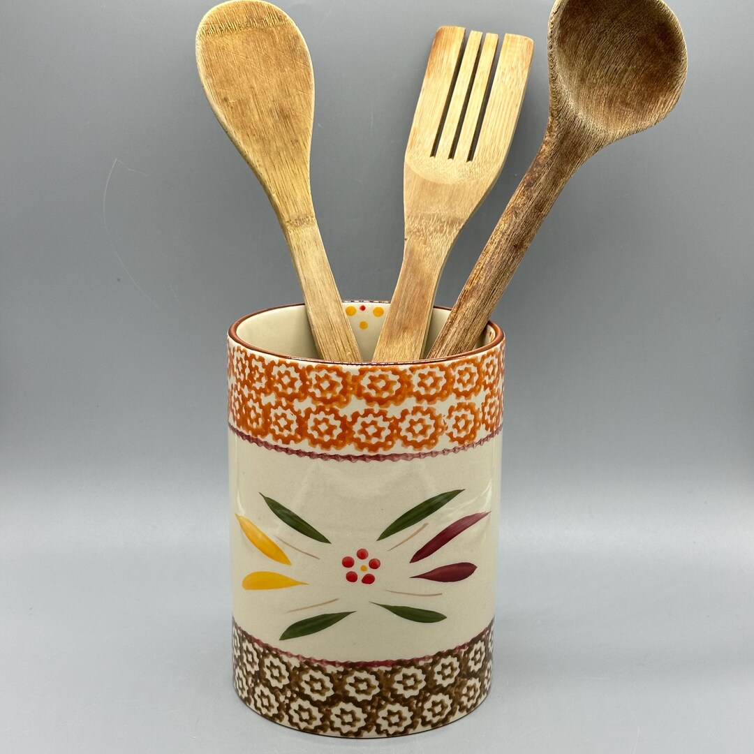 Vintage Temptations Ceramic Hand Painted Old World PPP-SQ-800965 Orange ...