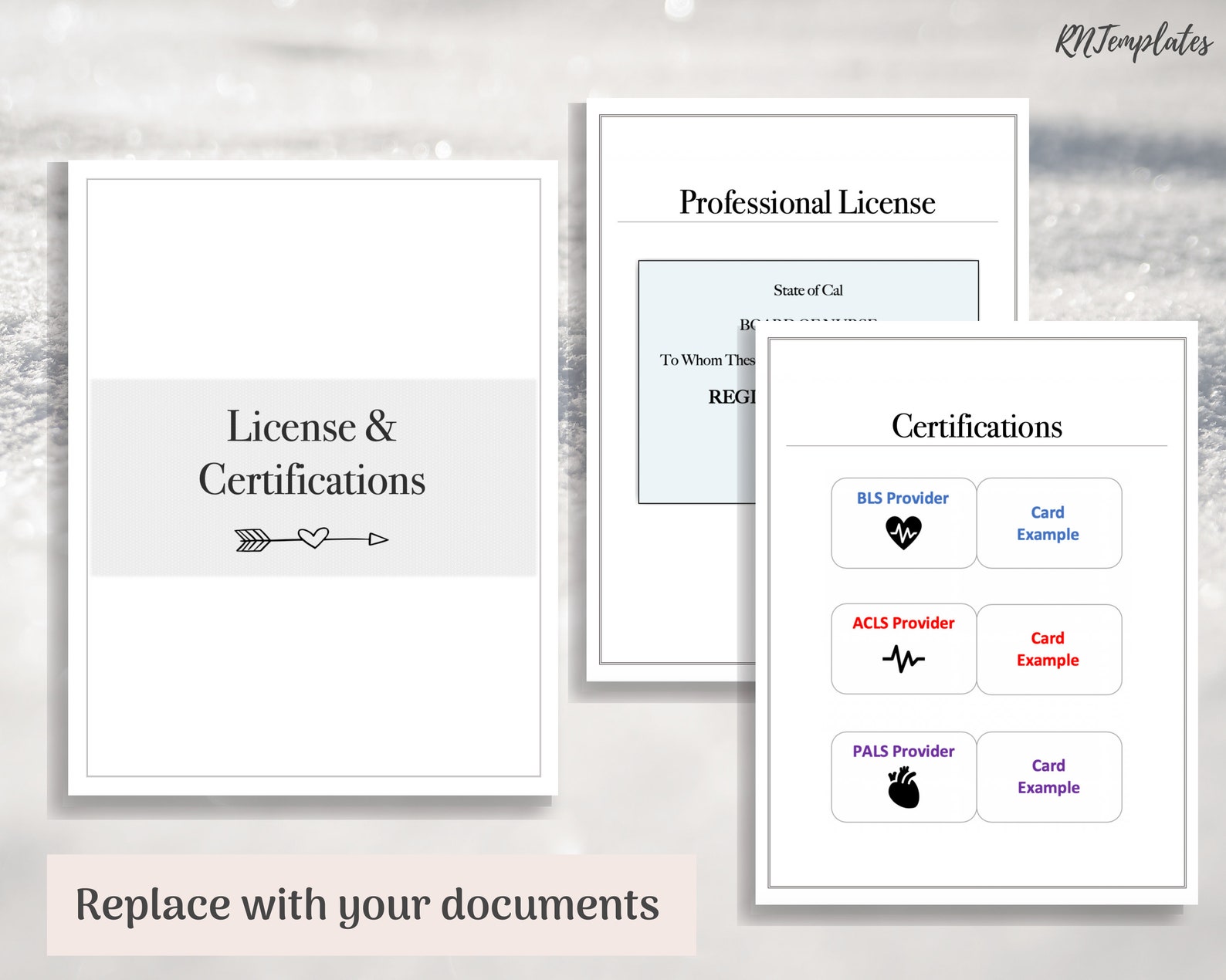 Nursing Portfolio Template Neuro ICU Telemetry Medsurg - Etsy