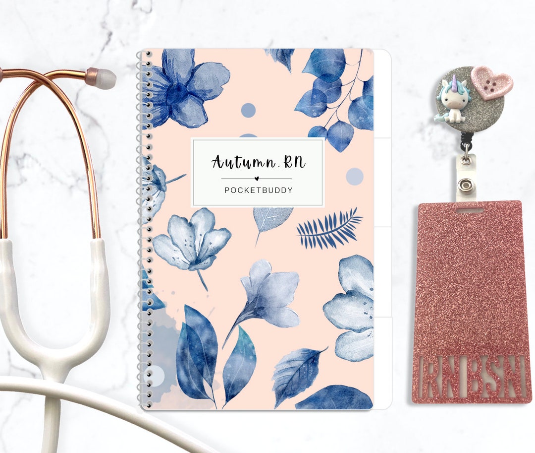 ICU Reusable Nurse Report Notebook, Autumn Leaves, 4 Patients ...