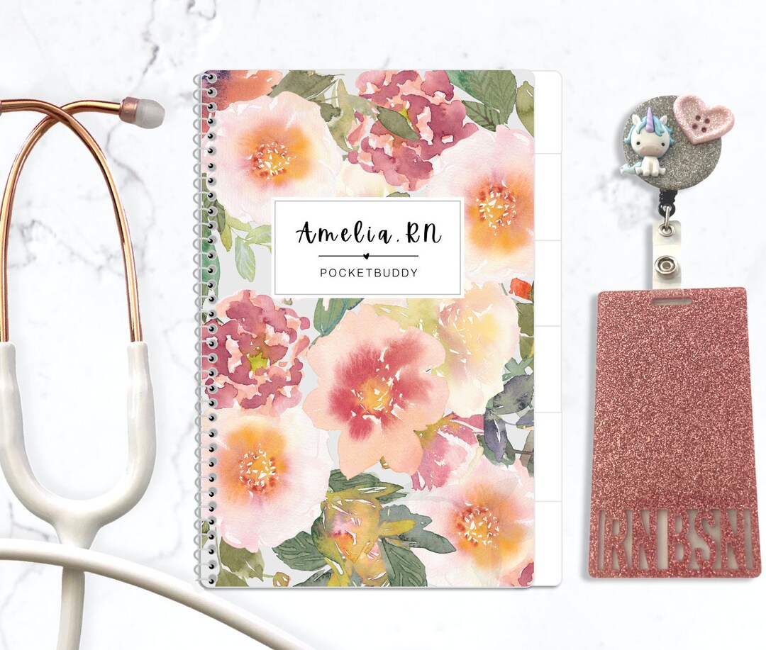 Mom & Baby Reusable Nurse Report Notebook, Postpartum, Mom and Baby ...