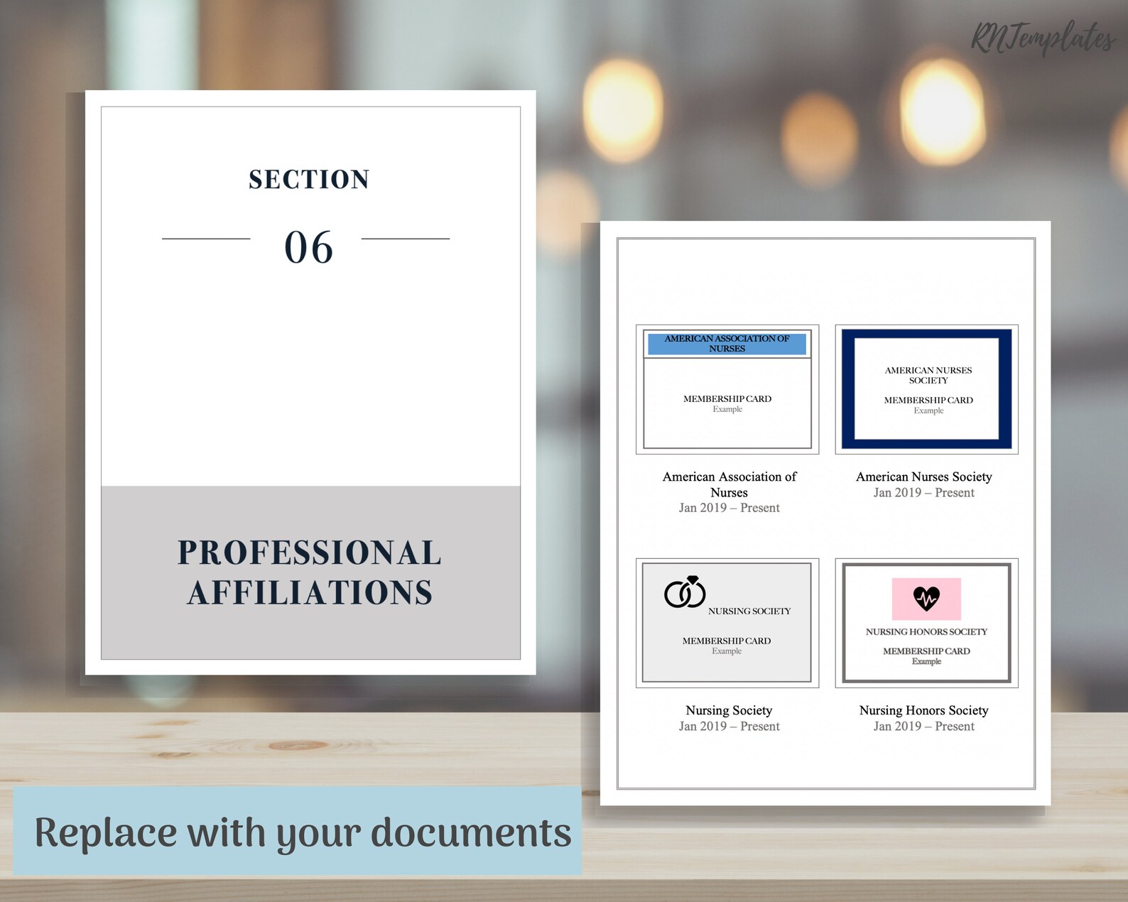Nursing Portfolio Template, Edgy Gray, Registered Nurse Template ...