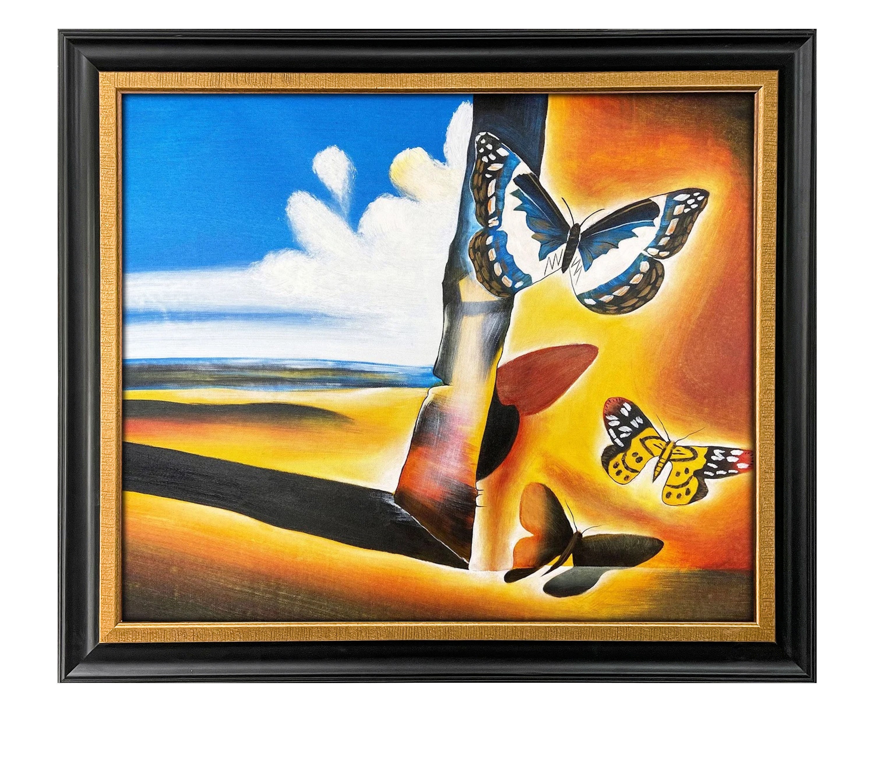 Salvador Dali Painting Butterfly