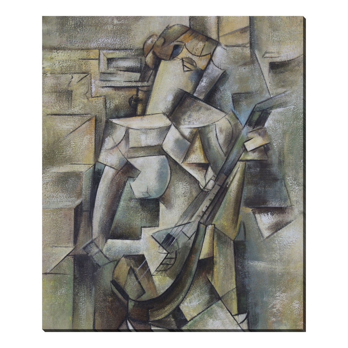 Picasso Girl with a Mandolin 26x30 Hand-Painted | Etsy