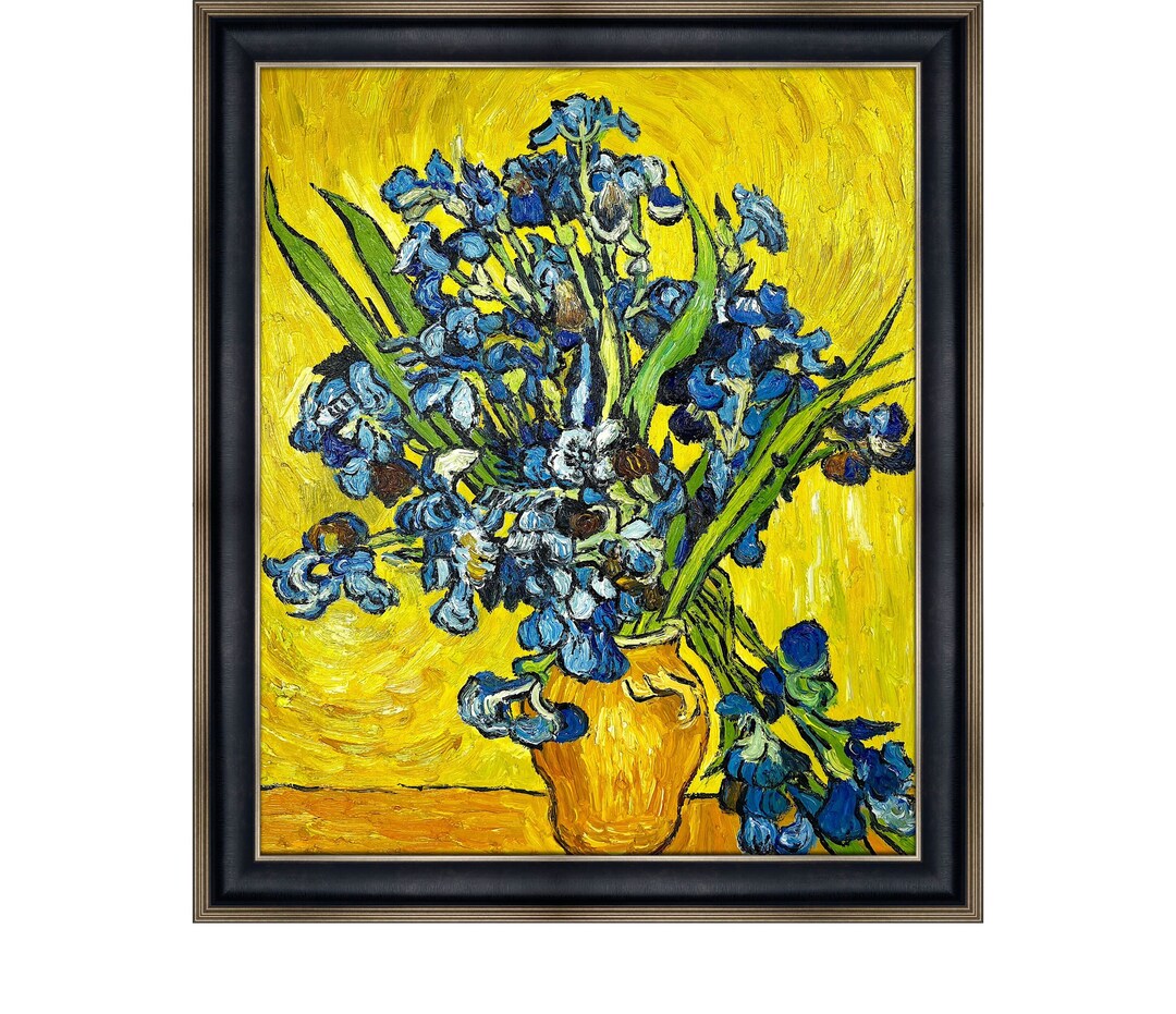 Van Gogh Still Life With Irises 26''x30'' Hand-painted Oil Painting ...