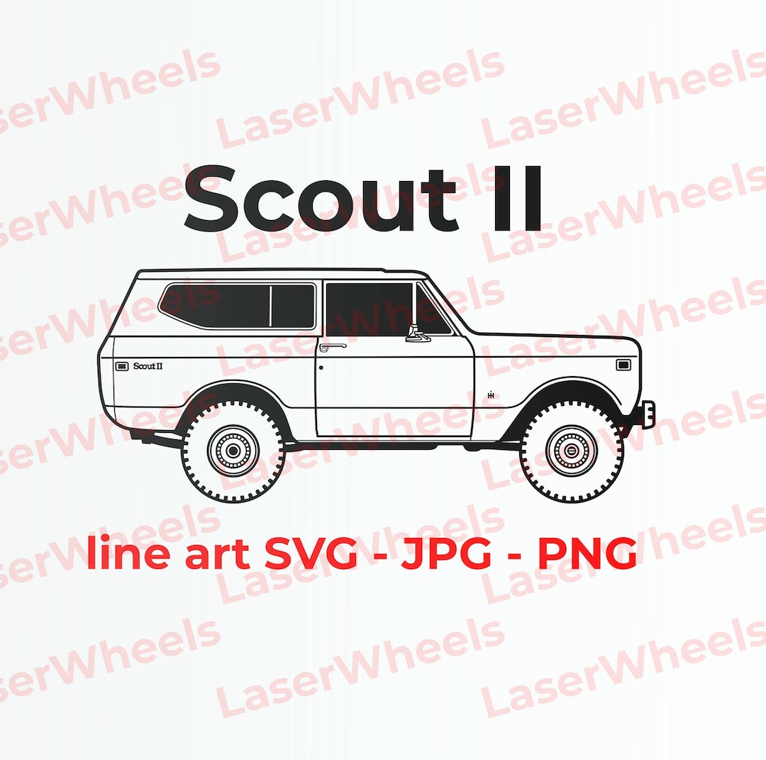 Scout II Line Art for Engraving T-shirts DIY - Etsy