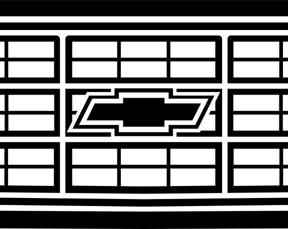 Chevy 1978 Squarebody Frontend - SVG Vector Line Art for Engraving T ...