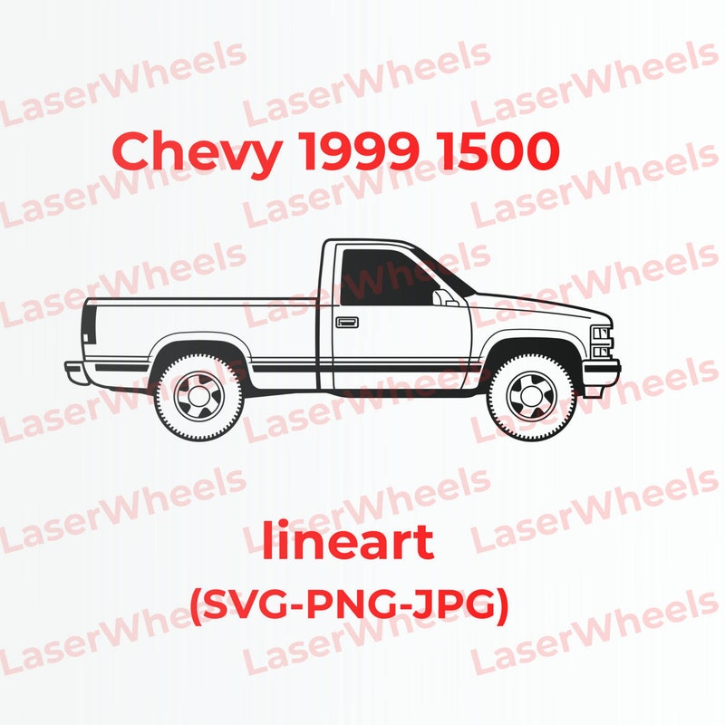 Chevy Silverado Svg - Etsy