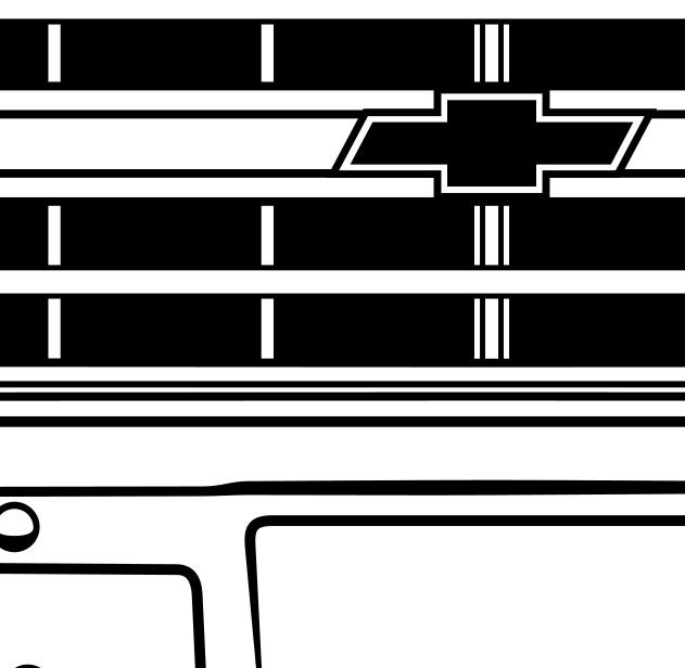 Chevy 1987 C10 Frontend - SVG Vector Line Art for Engraving T-shirts ...