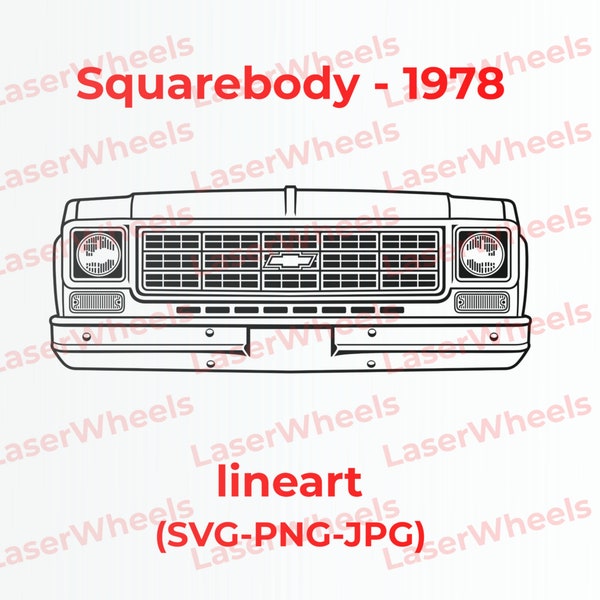 Squarebody Chevy Grill Svg - Etsy Australia