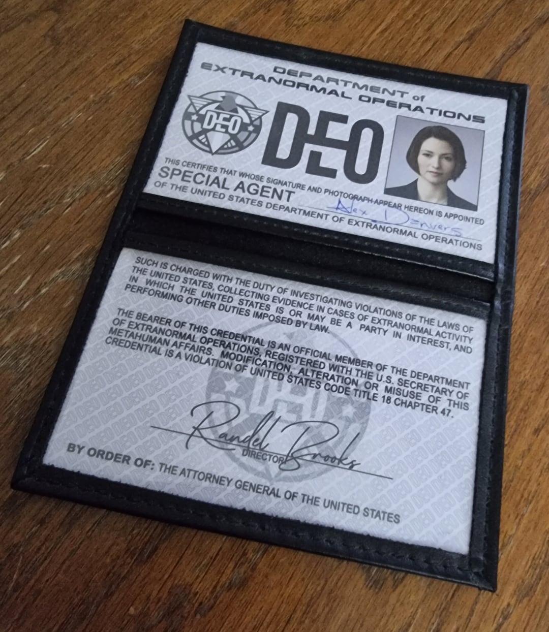 Supergirl DEO Alex Danvers Badge Credentials DIGITAL DOWNLOAD - Etsy