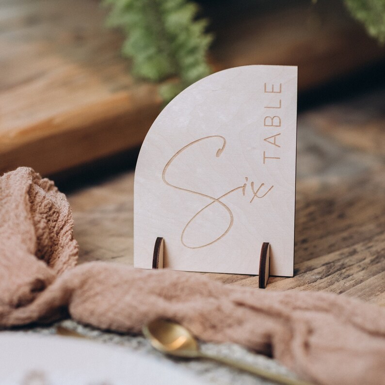 Table Numbers for Wedding Reception Wedding Table Decor - Etsy