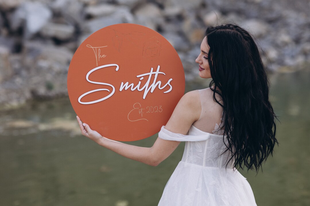 Wedding Guest Book Alternative, Circle Welcome Sign Wedding, Boho ...